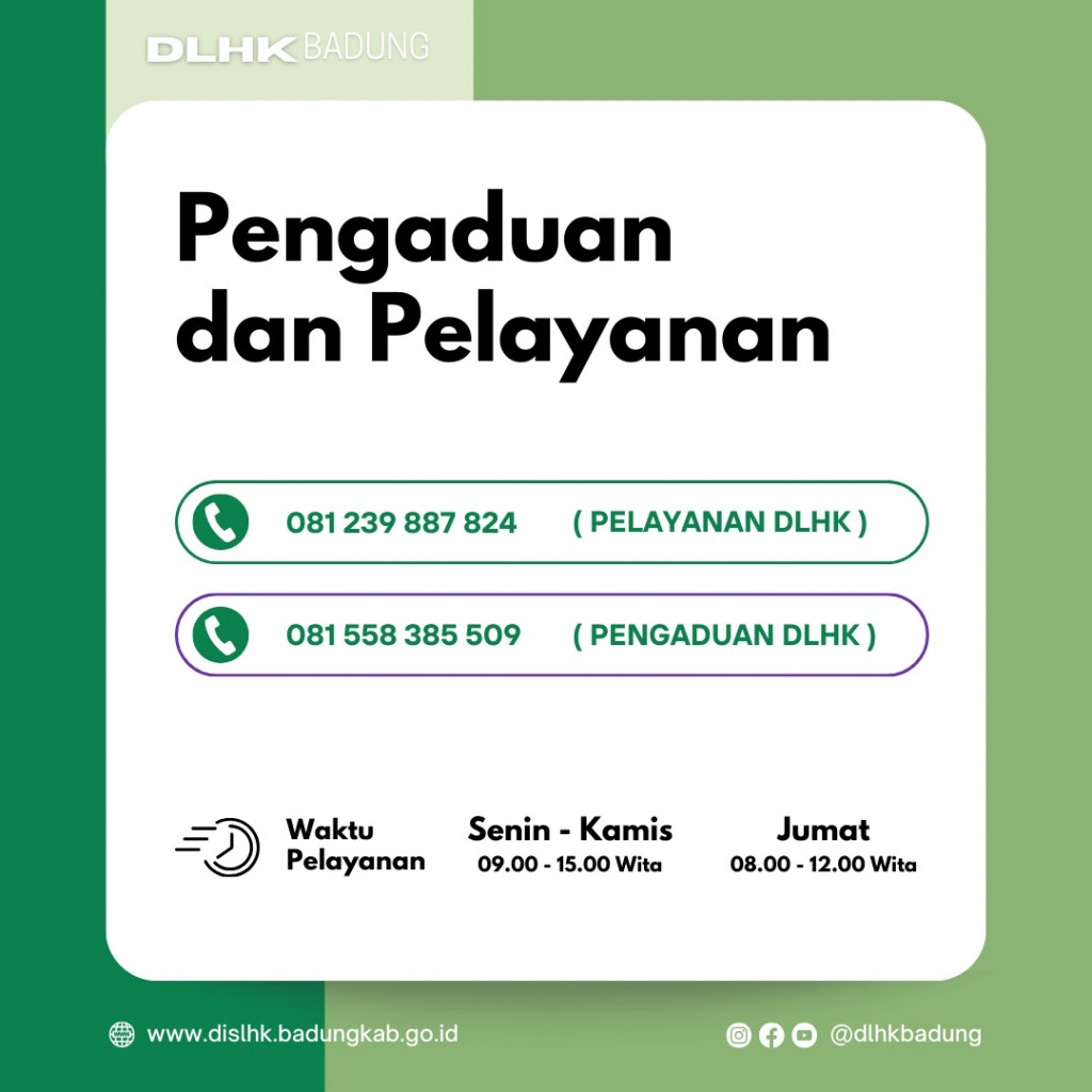 KONTAK PENGADUAN dan PELAYANAN | Dislhk Badung